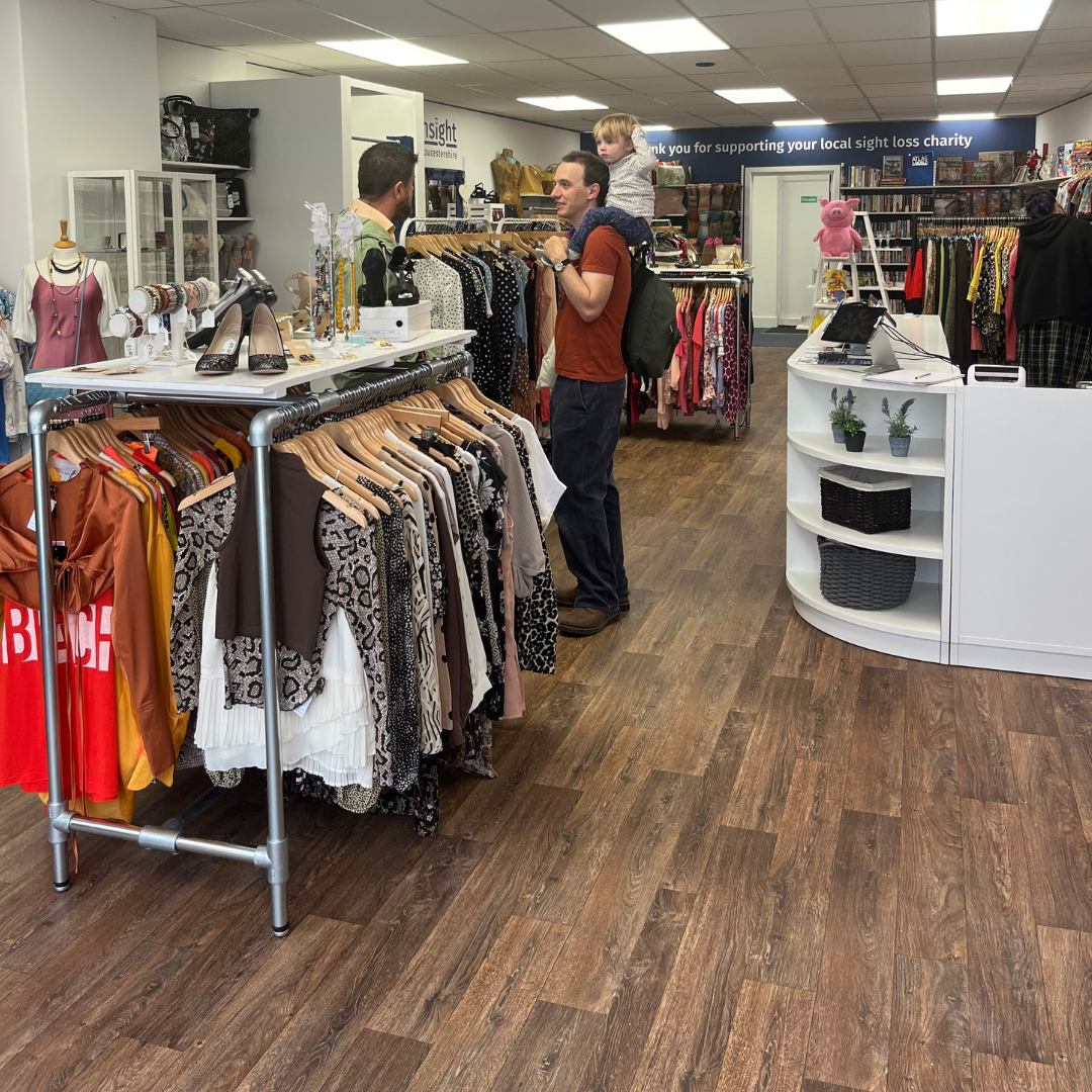 Insight Gloucestershire opens first charity shop in Stroud - Sight ...
